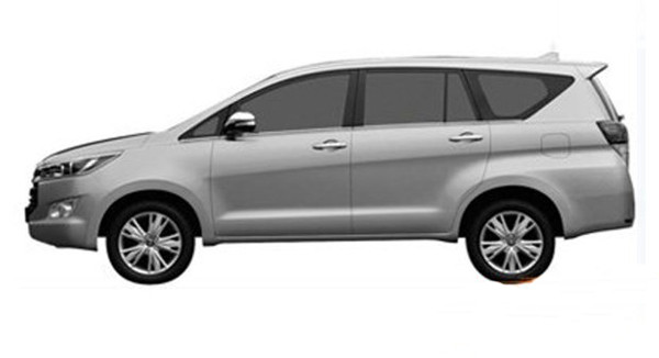 定位高于逸致 丰田Innova专利图曝光