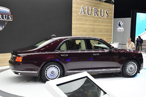 普京座驾民用版Aurus Senat将进军中国 售价接近200万